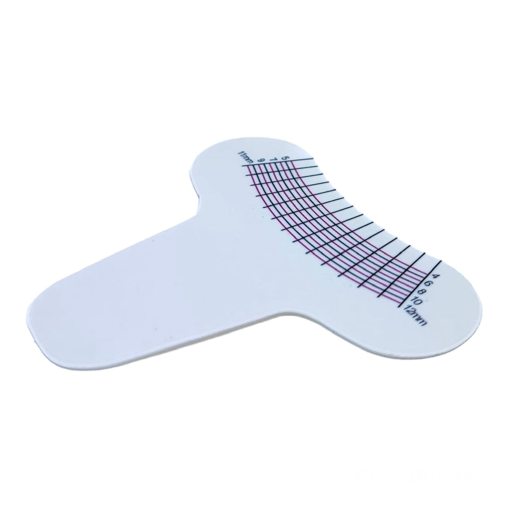 Eyelash measuring & mapping ruler, 1pc – BEAUTY IMAGINE SPACE